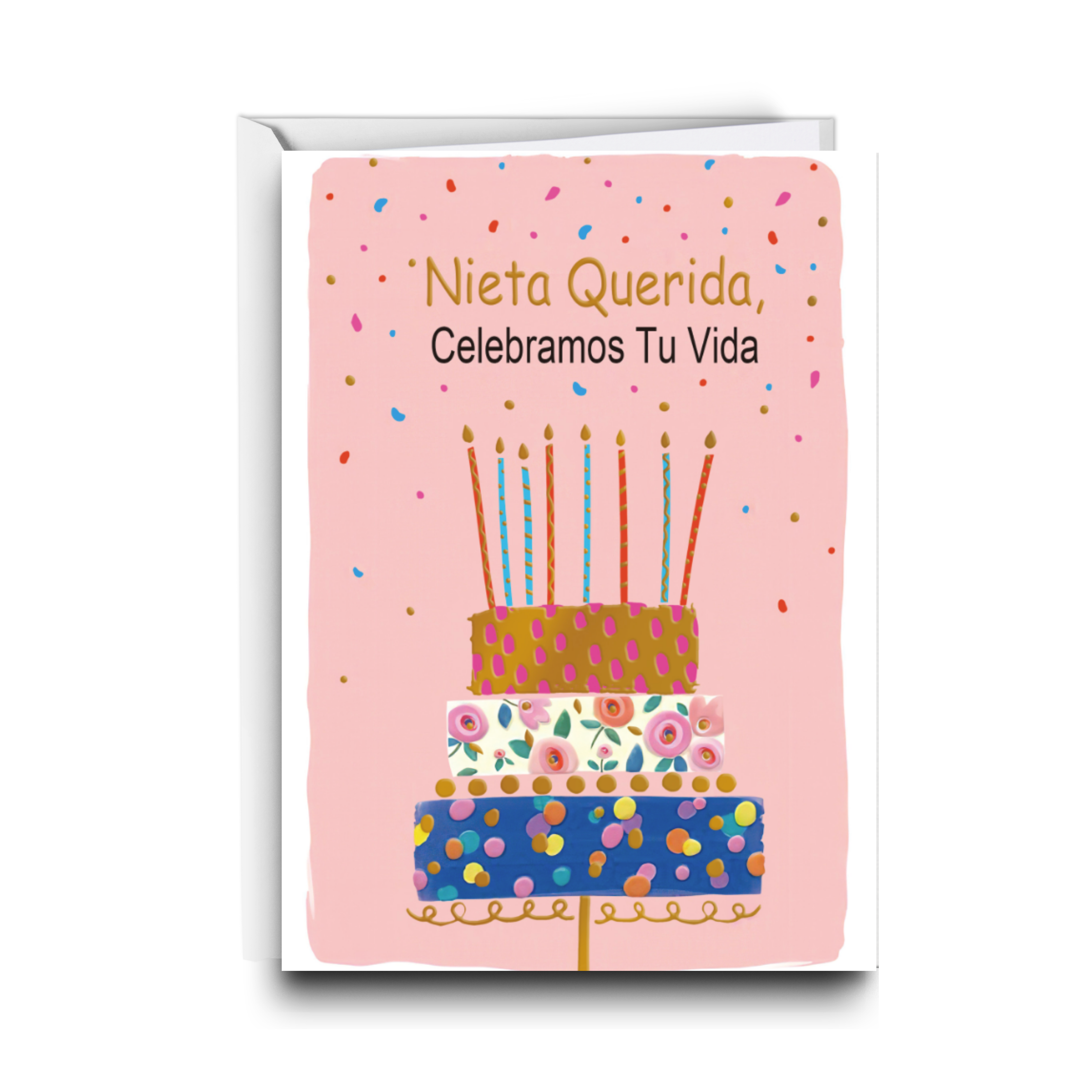 Nieta Querida, Celebramos Tu Vida - 6 postales – Inspiracion